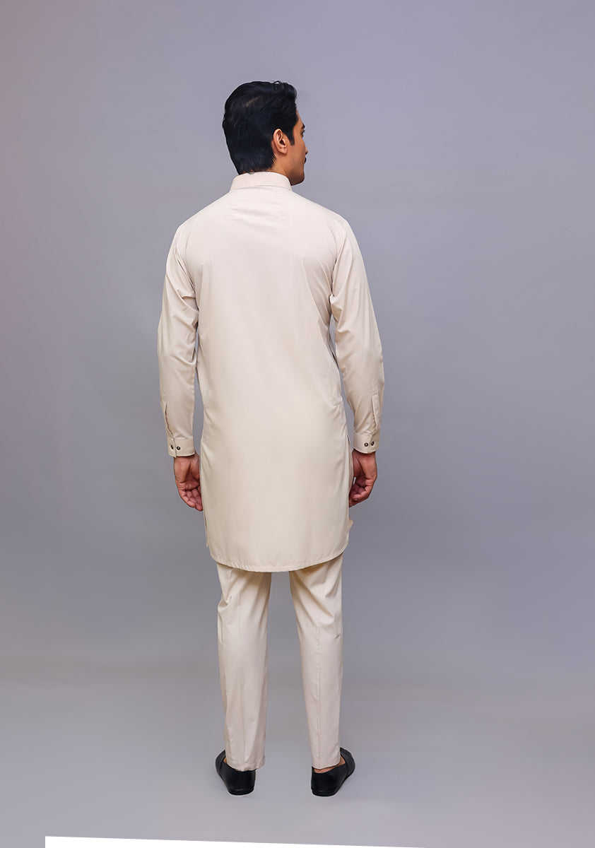 Basic Poly Viscose Birch Slim Fit Suit – Amir Adnan