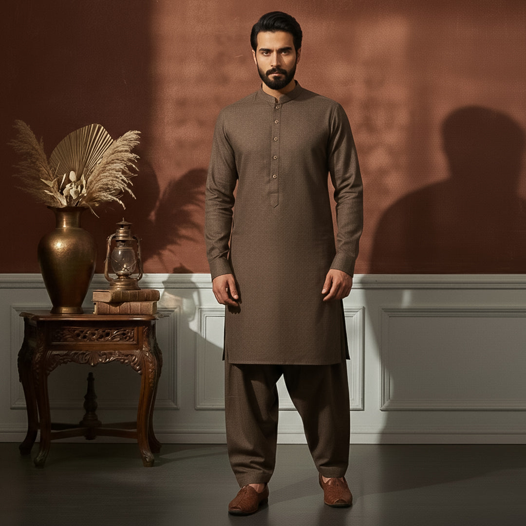 Poly Viscose Flint Classic Fit Suit – Amir Adnan