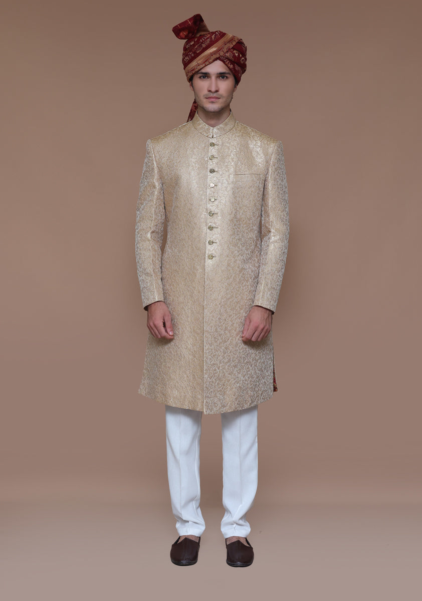 Buy Pakistani Sherwani Online | Mens Wedding Sherwani - Amir Adnan ...